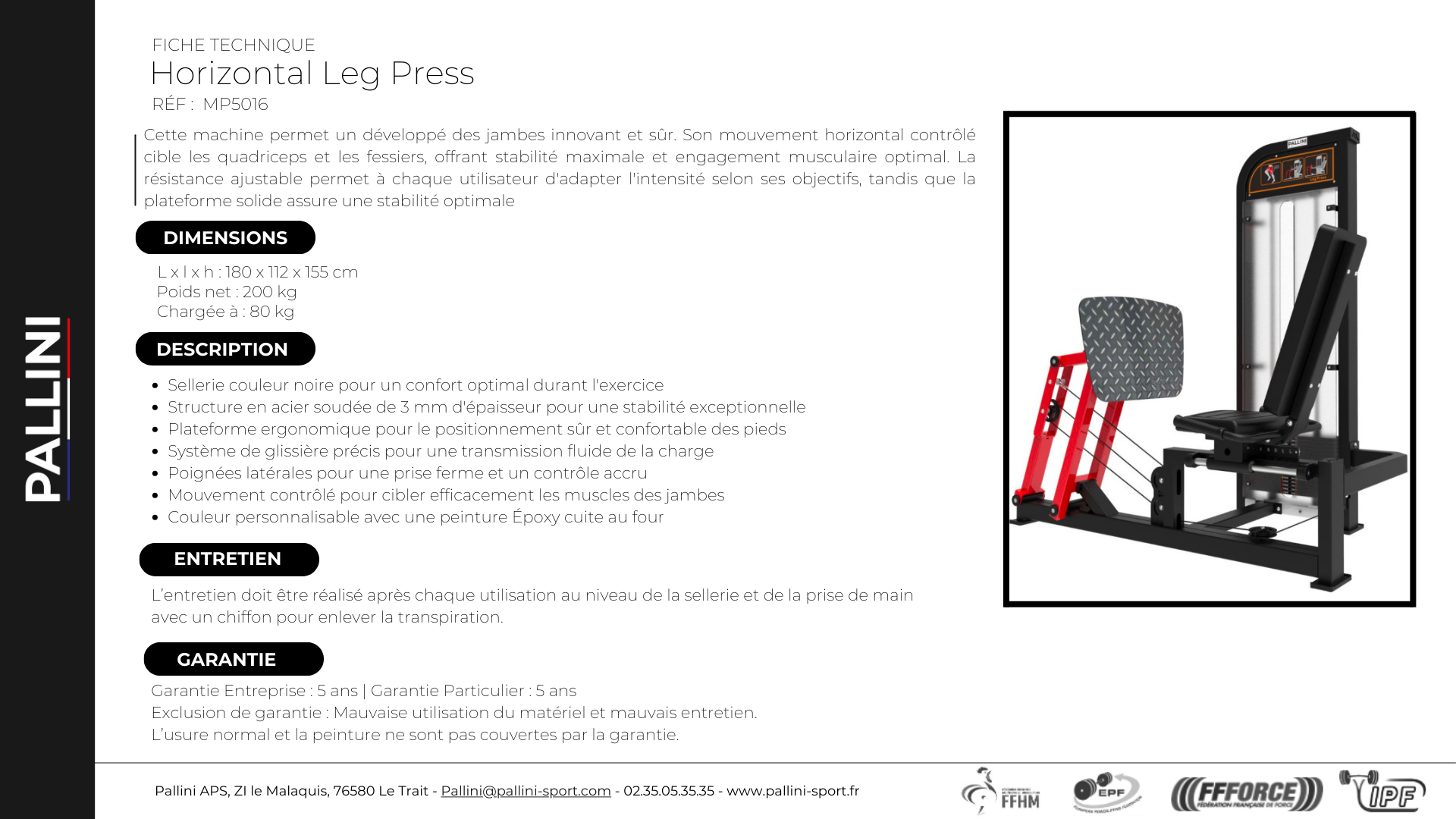 Horizontal Leg Press - Performance
